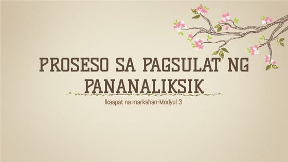 Kabanata iii(pananaliksik) | PPTX