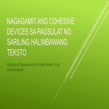 Pagbasa at Pagsusuri Powerpoint Presentation | PPTX