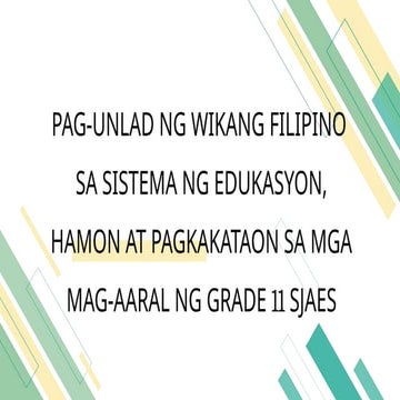 PAGBASA (1). PARA SA SENIOR HIGH..................................=-?"':