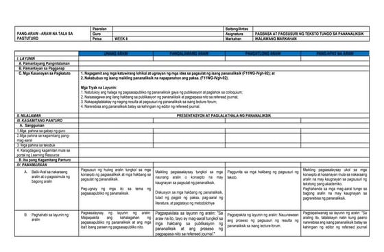 Paglalahad ng Resulta ng Pananaliksik | PPTX