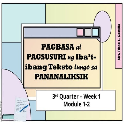 Pagbasa at Pagsusuri Grade 11 Second Sem | PPTX
