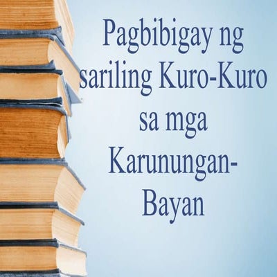 Filipino 8 Pagbibigay ng Sariling Kuro-Kuro sa mga Karunungan-Bayan | PPTX