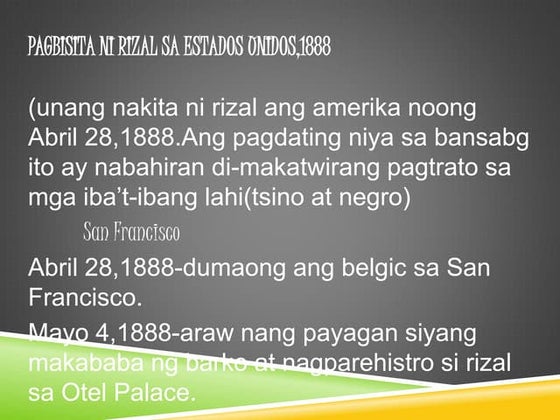 ikalawang paglalakbay ni rizal | PPTX