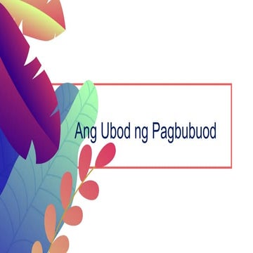 PAGBUBUOD (1).pptx quarter 1 grade 12 pilar | PPTX