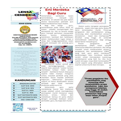 ERTI MERDEKA BAGI SEORANG GURU | PDF