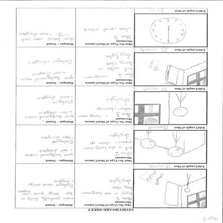 Storyboard Page 1 | PDF
