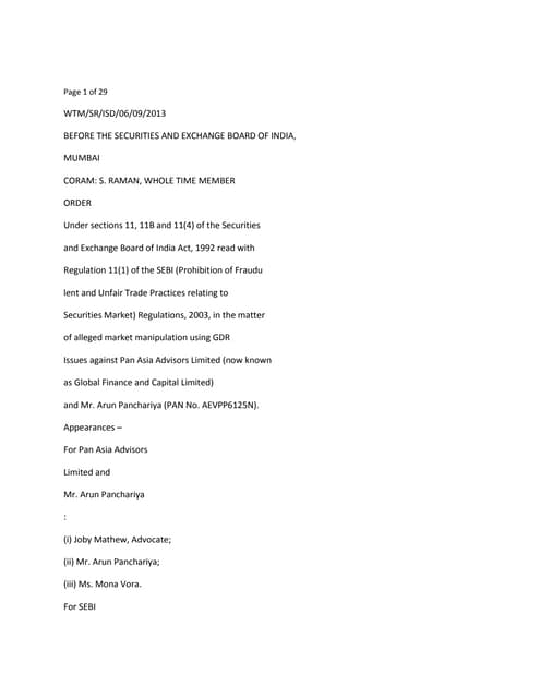 Securites and Exchange Commission of Pakistan | PDF