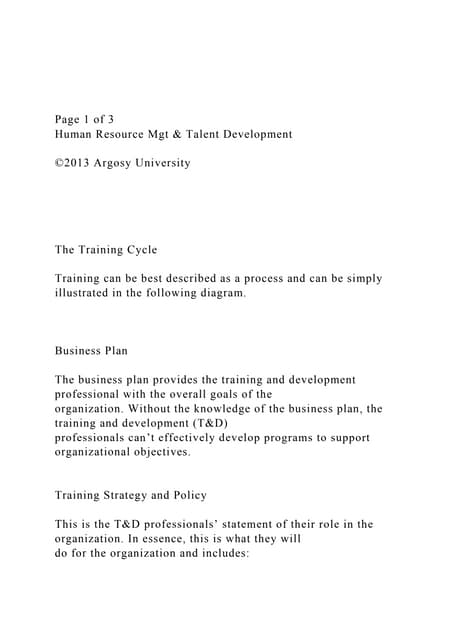 Chick-fil-A Training Program DevelopmentRunning head .docx