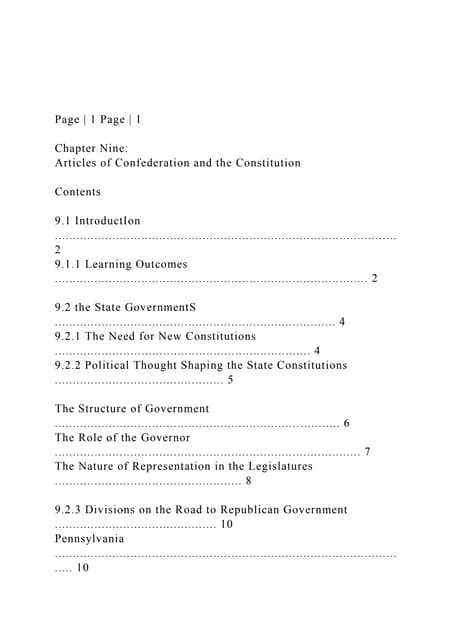 The US Constitution established the federal government and defined t.docx