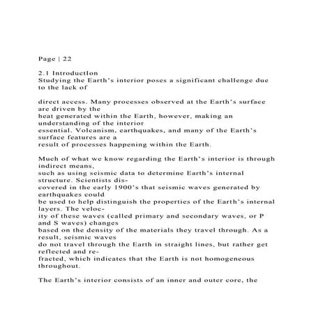 Internal Structure of Earth | PPTX