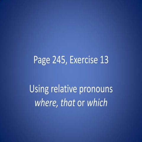 Page 245, exercise 13 | PPT