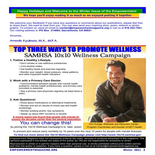 Page 3 winter issue of empowerment magazine | PDF