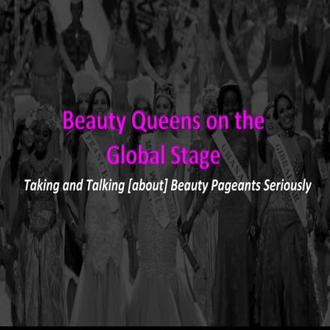 Understanding Beauty Pageants - Module One | PDF