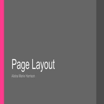 Page layout | PPT