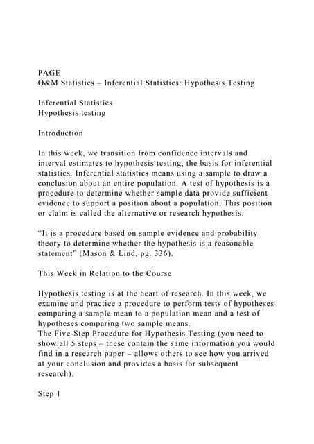 Hypothesis testing examples on z test | PPTX | Physics | Science