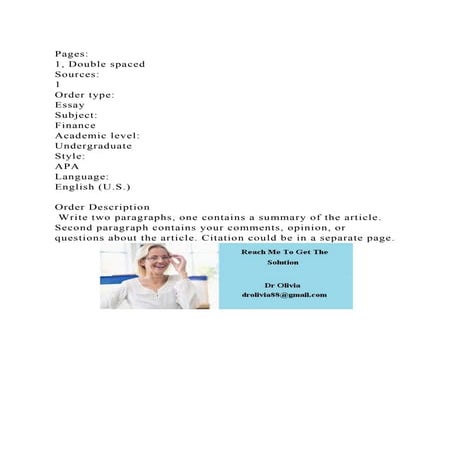 Pages1, Double spacedSources1Order typeEssaySubject.docx