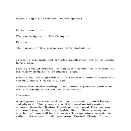 Pages1 pages ( 275 words, double spaced)paper instructions | PDF