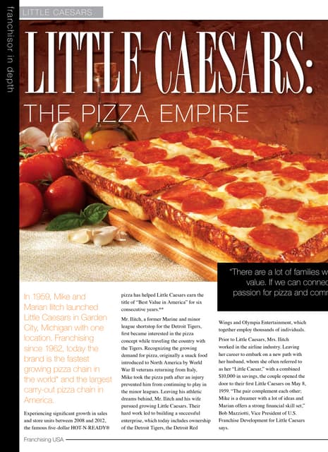 Little Caesar's | PPTX | Food & Drink