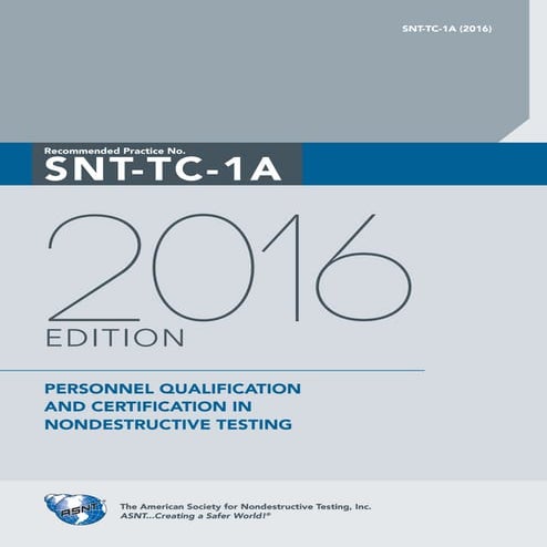 Pages from asnt snt tc-1 a-2016 | PDF