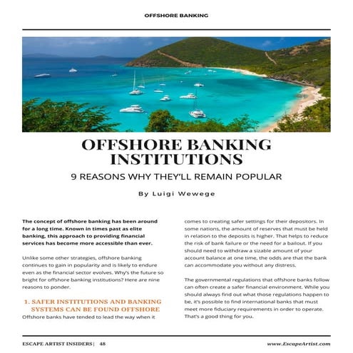 Exploring The Benefits Of Offshore Banking In The Bahamas – QMQH