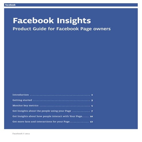 Facebook Insights | PDF