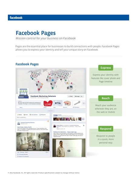 Facebook Pages Overview | PDF