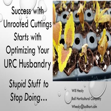 Success with Unrooted Cuttings | PDF | Gardening | Home & Garden