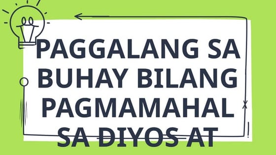 Paggalang sa Buhay | PPTX