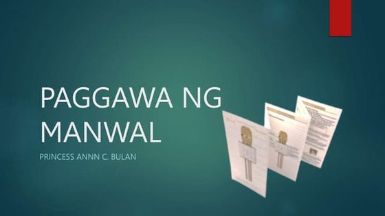 Filipino Sa Piling Larang Menu Ng Pagkain Ppt