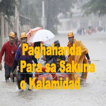 paghahanda sa kalamidad | PPTX
