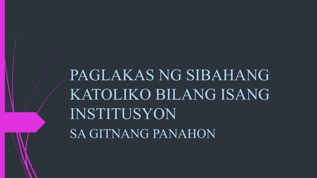 AP8- MODYUL 5 PAGLAKAS NG SIMBAHANG KATOLIKA.pptx