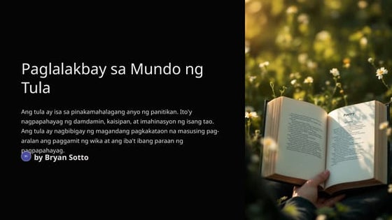 Filipino 9 Tula | PPT