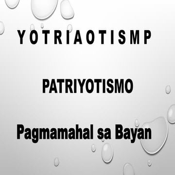 PAGMAMAHAL SA BAYAN PARA SA MGA GURO, MAG-AARAL AT KAPWA EDUCATORS | PPTX