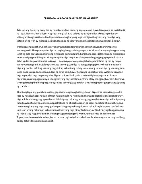 Ang Dalawang Magkaibigan | DOCX