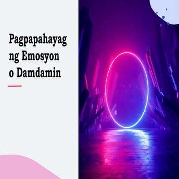 Mga paraan ng pagpapahayag ng emosyon | PPTX