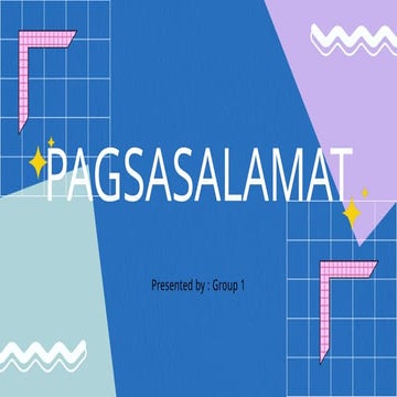 Pagsasalamat ng ESP subject module 1 grade 9 | PPTX