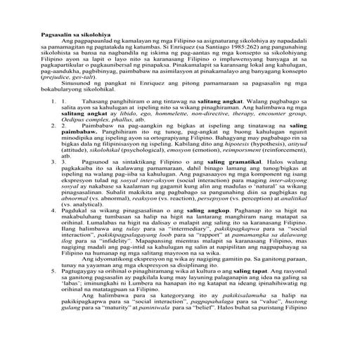 Pagsasalin sa Sikolohiya | PDF