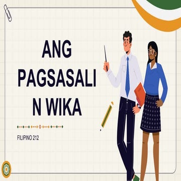 Pagsasaling wika ppt | PPTX