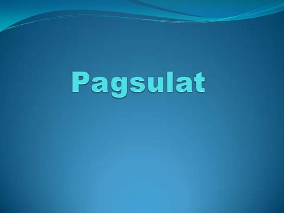 Posisyong Papel Filipino | PPT