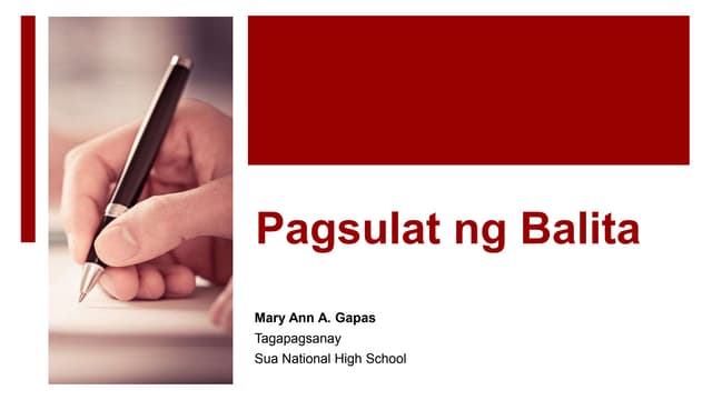 Rubric sa pagsulat ng tula | DOCX