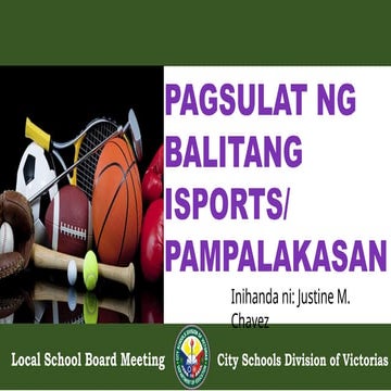 Balitang isports august25 | PPTX