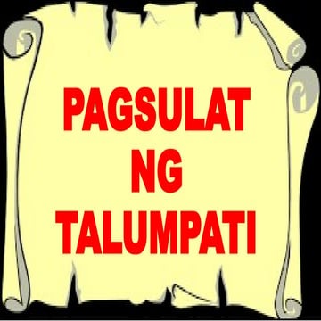 Pagsulat ng talumpati | PPTX