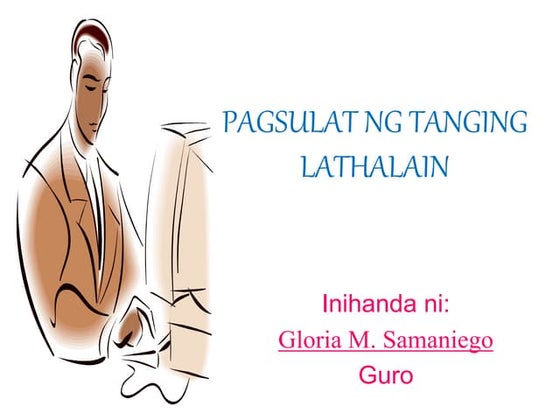 Halimbawa ng mga Lathalain | DOCX