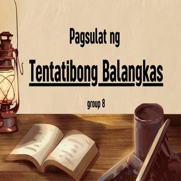 Pagbabalangkas | PPTX