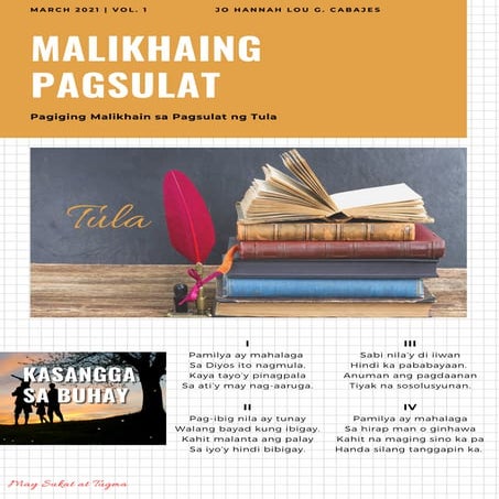 Pagsulat ng tula | PDF