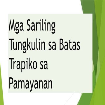 Pagsunod sa mga batas trapiko grade 5 .pptx