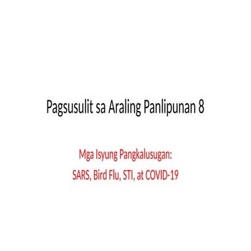 ap 8 SARS AT BIRDFLU.pptx grade 8 lesson for 4th quarter | PPTX