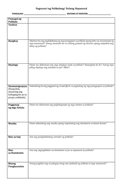 Pamantayan sa pagsulat at pagbigkas ng tula | DOCX