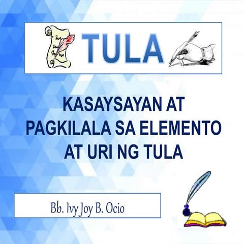 Elemento Ng Tula