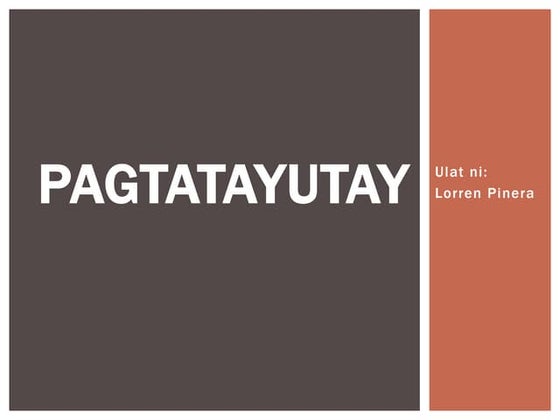 Tayutay | DOCX